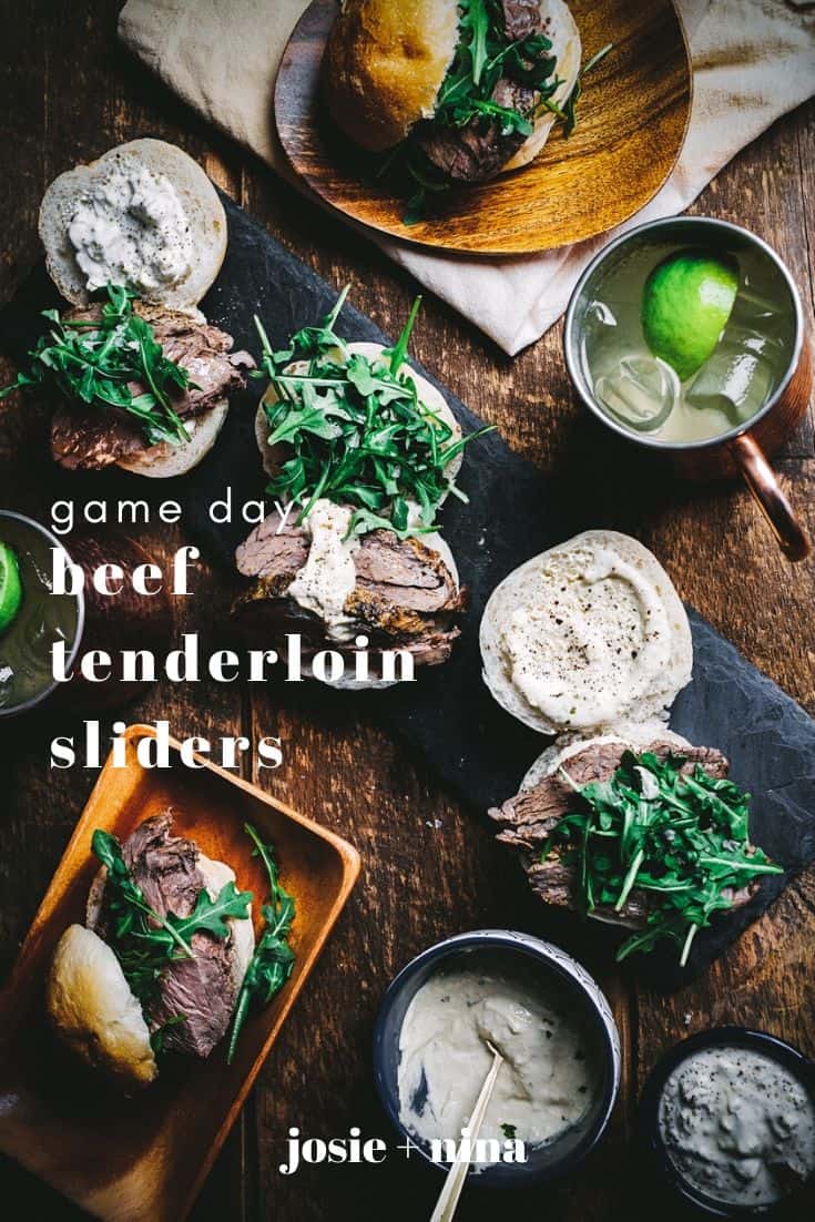 Beef Tenderloin Sliders | Josie + Nina