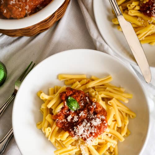 Red Pasta Sauce with San Marzano Tomatoes | Josie + Nina