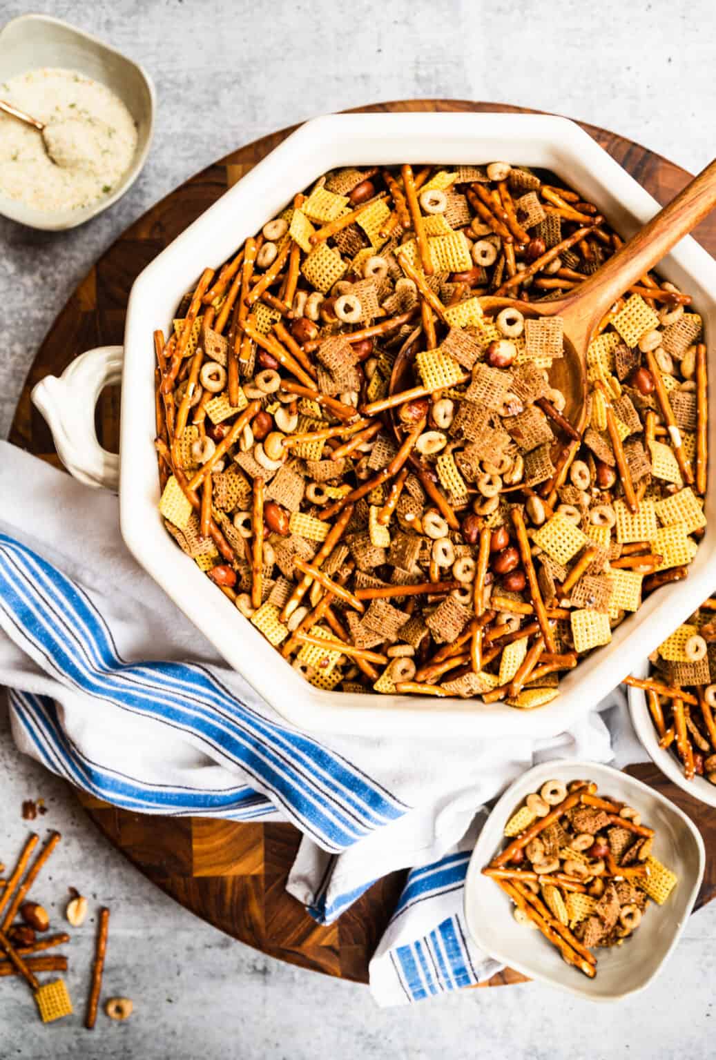 JP's Chex Party Mix | Josie + Nina