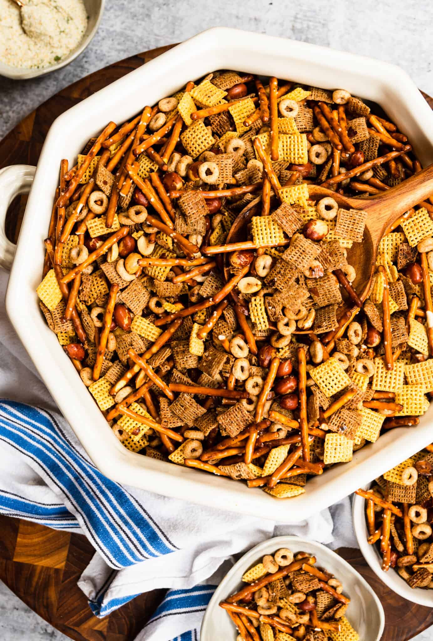 JP's Chex Party Mix | Josie + Nina