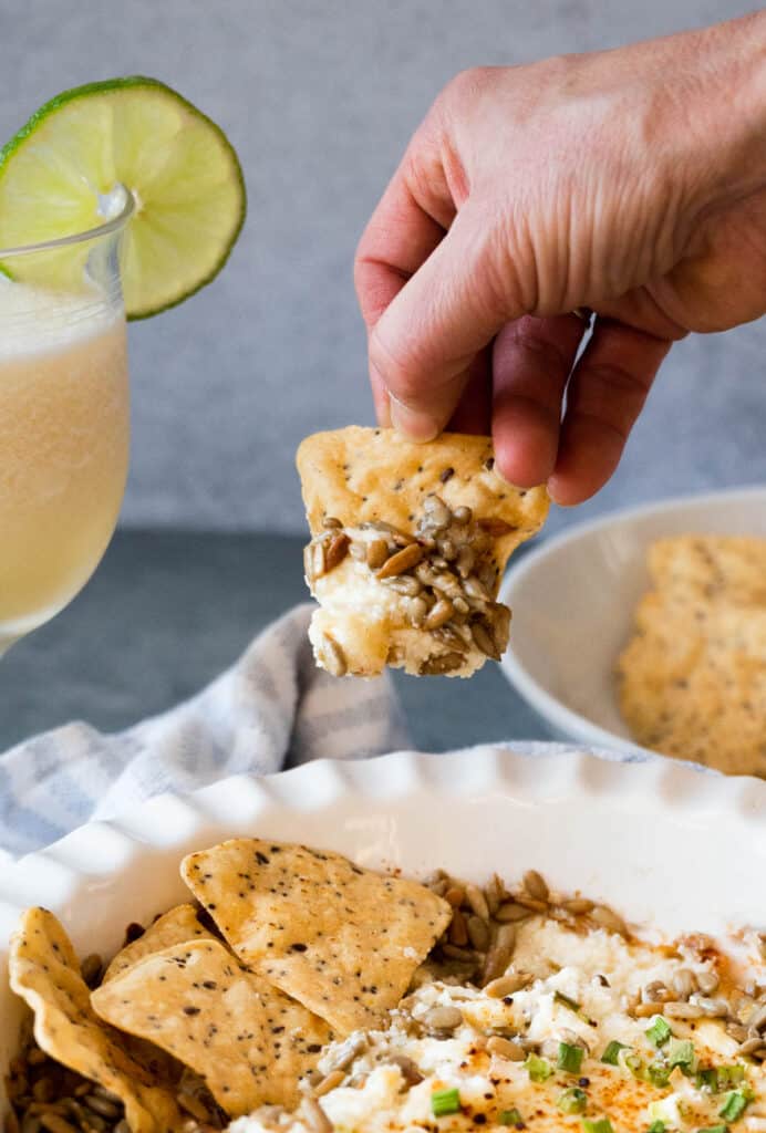 Gooey Baked Pepper Jack Cheese Dip | Josie + Nina