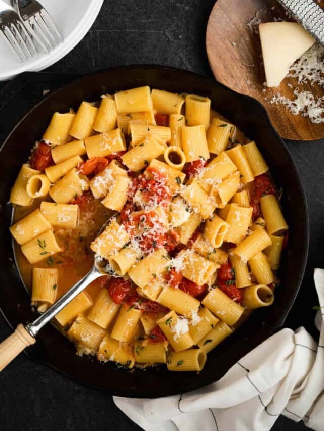 Easy One Pan Pasta Dinner | Josie + Nina