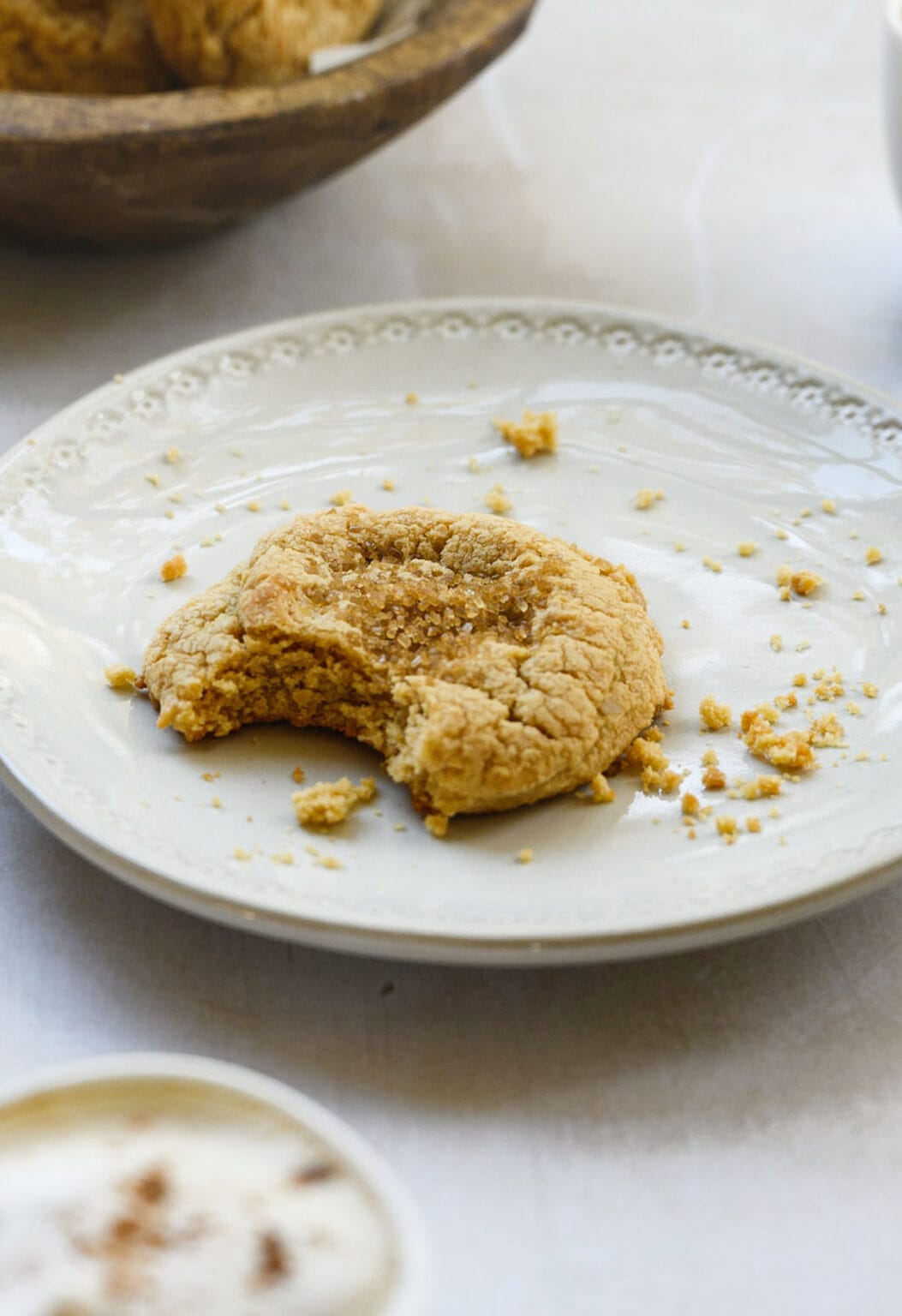 No Chill Chewy Old Fashioned Peanut Butter Cookies | Josie + Nina