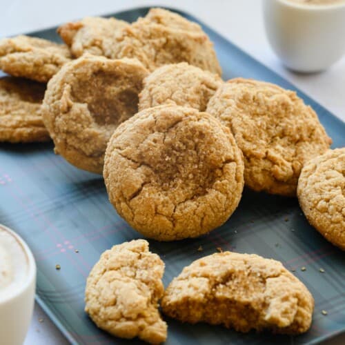 Old-fashioned Chewy Peanut Butter Cookies | Josie + Nina