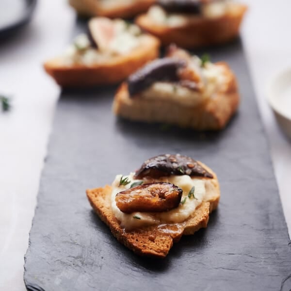 Whipped Ricotta Toast with Figs | Josie + Nina