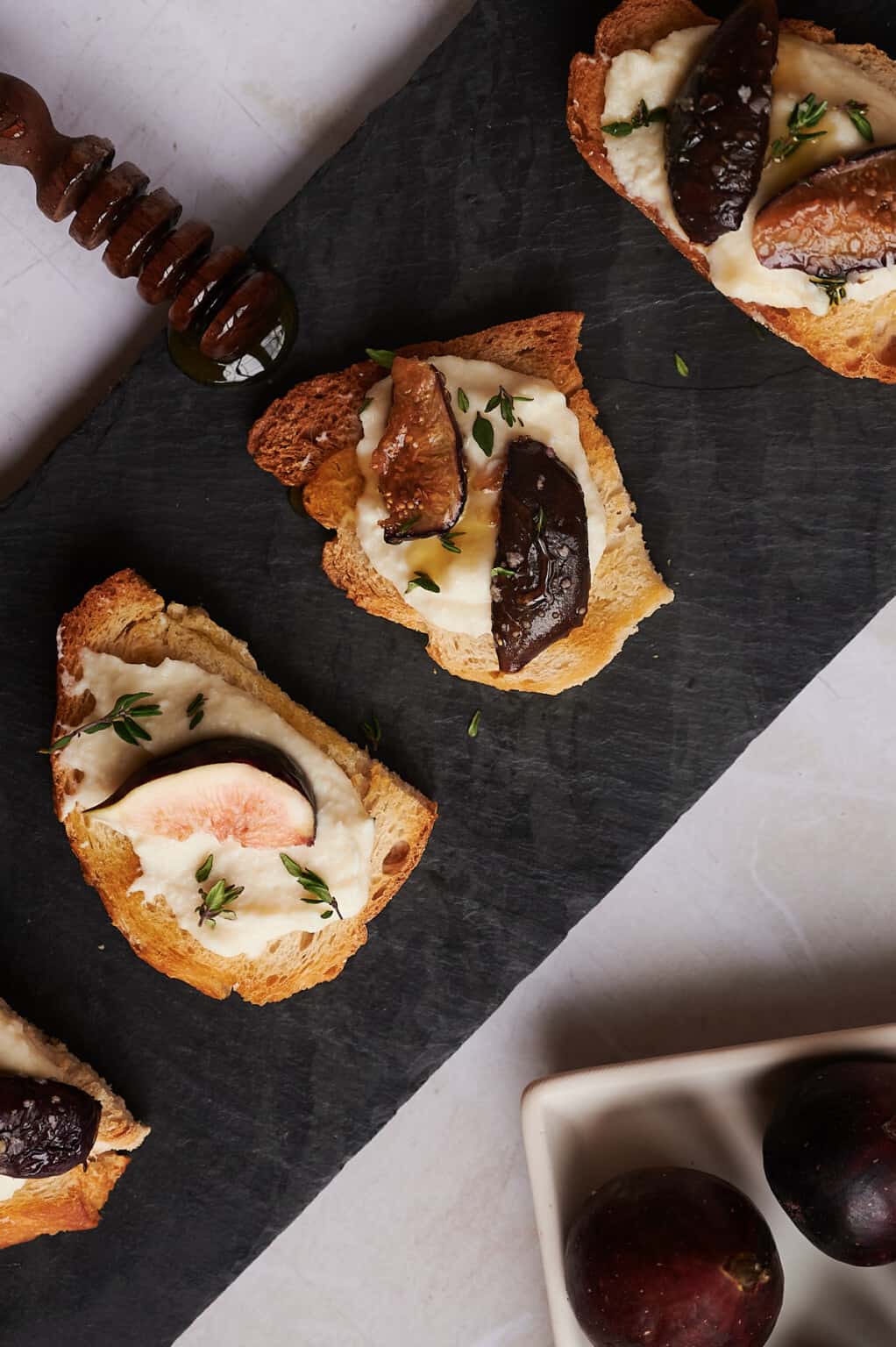 Whipped Ricotta Toast with Figs | Josie + Nina