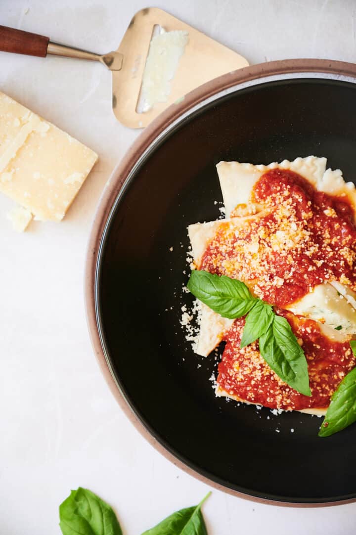 Whole Milk Ricotta Cheese Ravioli Filling (no egg) | Josie + Nina