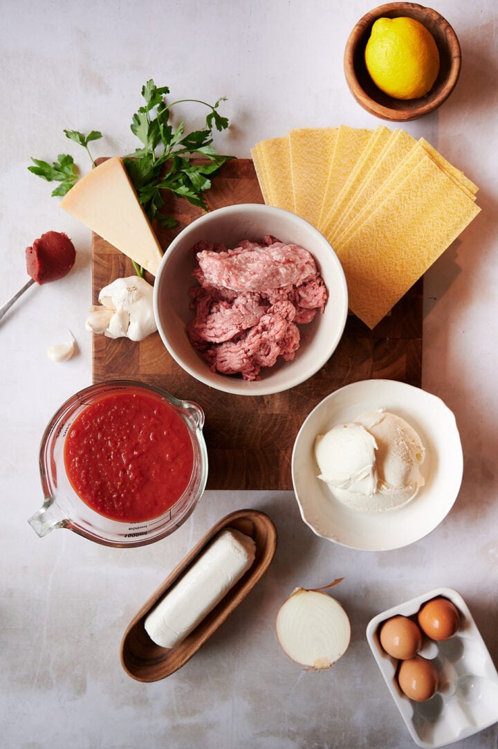 Authentic Italian Lasagna with Ricotta | Josie + Nina