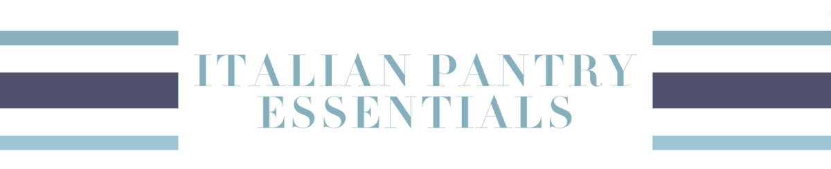 Italian Pantry Essentials Landing Page | Josie + Nina