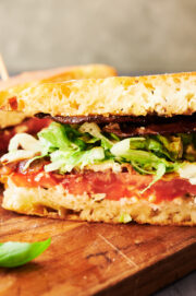 Crispy Pancetta Sandwich (PLT) | Josie + Nina