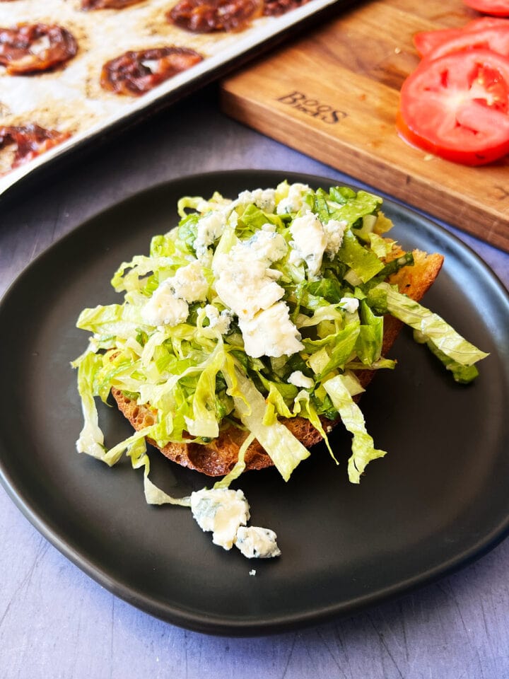 Crispy Pancetta Sandwich (PLT) | Josie + Nina