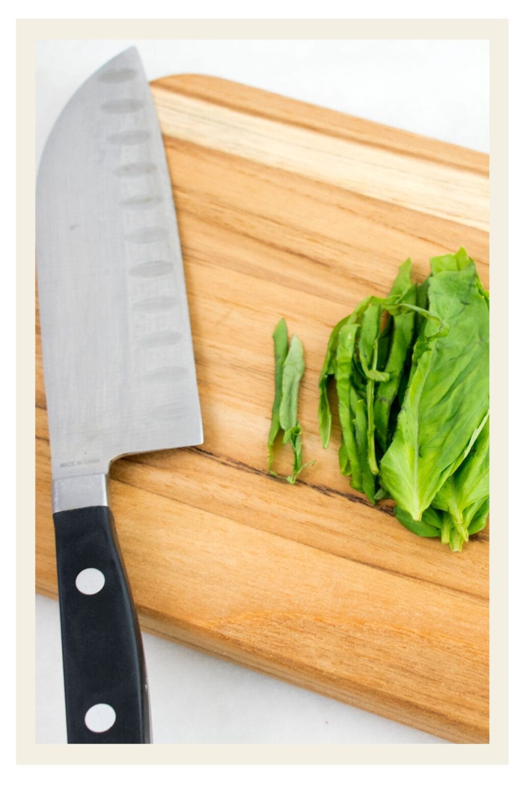 How to Cut Fresh Basil for Recipes | Josie + Nina