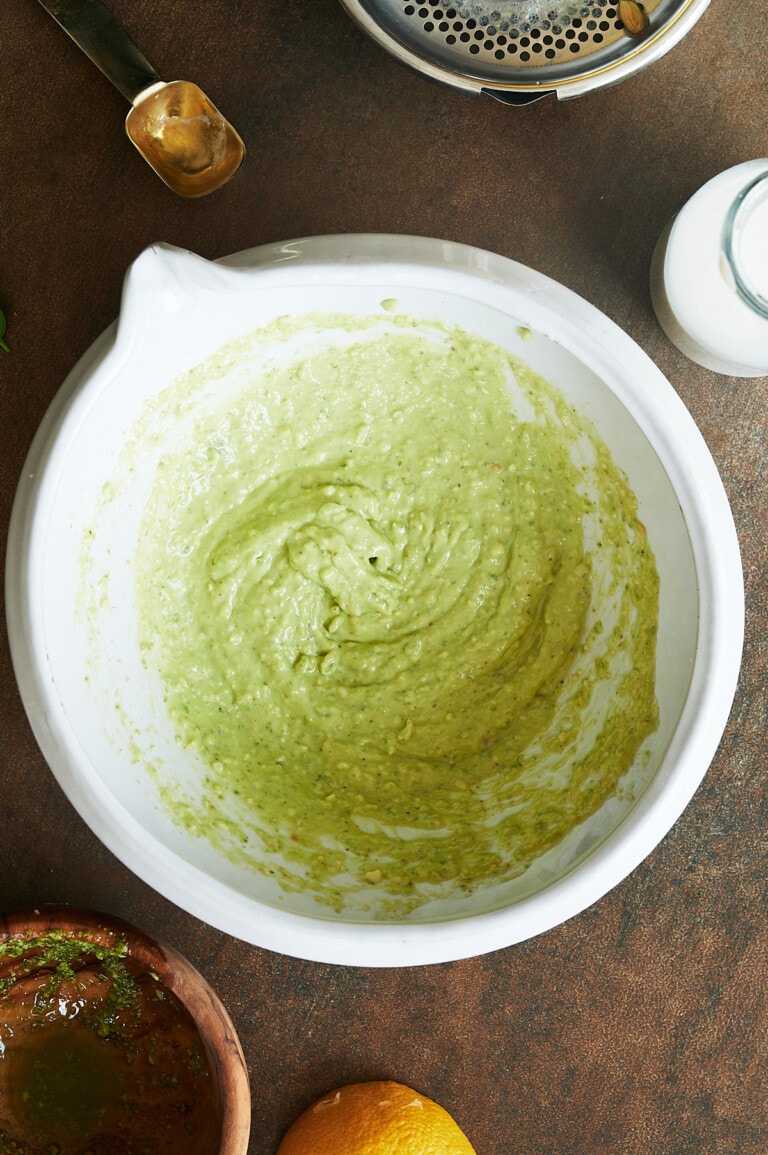 Creamy Pesto Dressing with Mascarpone | Josie + Nina