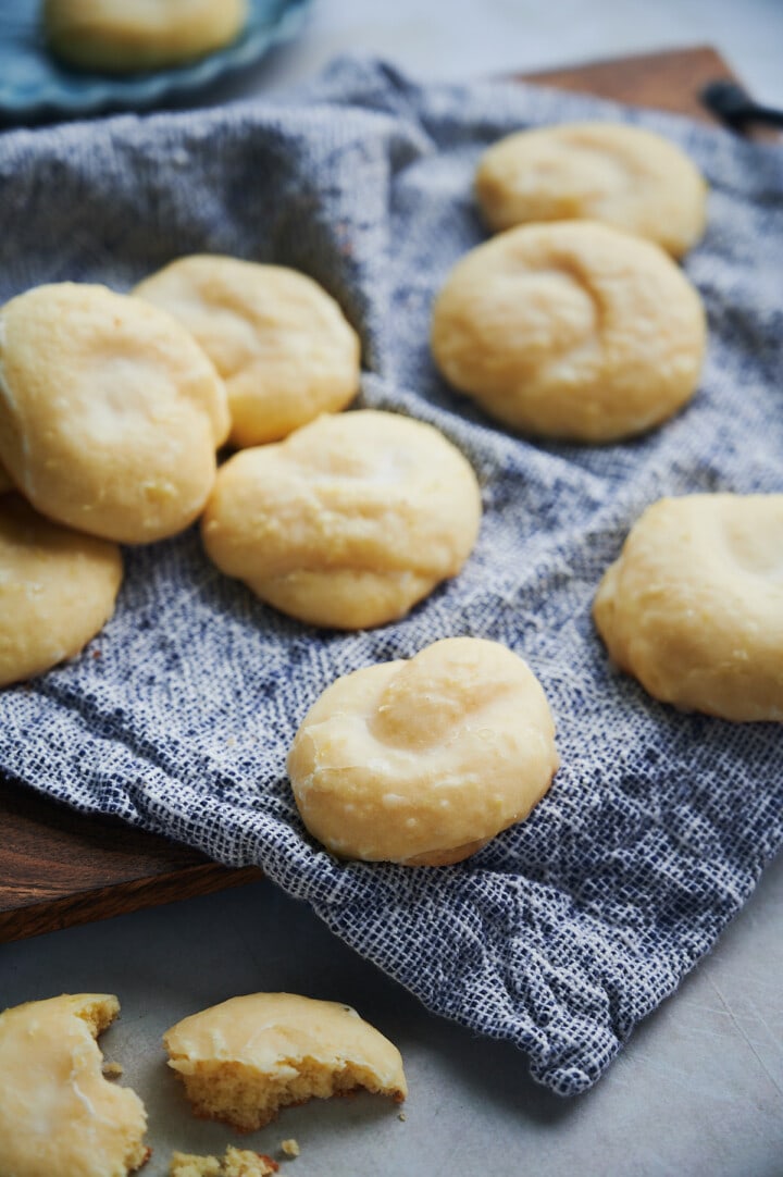 Soft Italian Lemon Knot Cookies | Josie + Nina