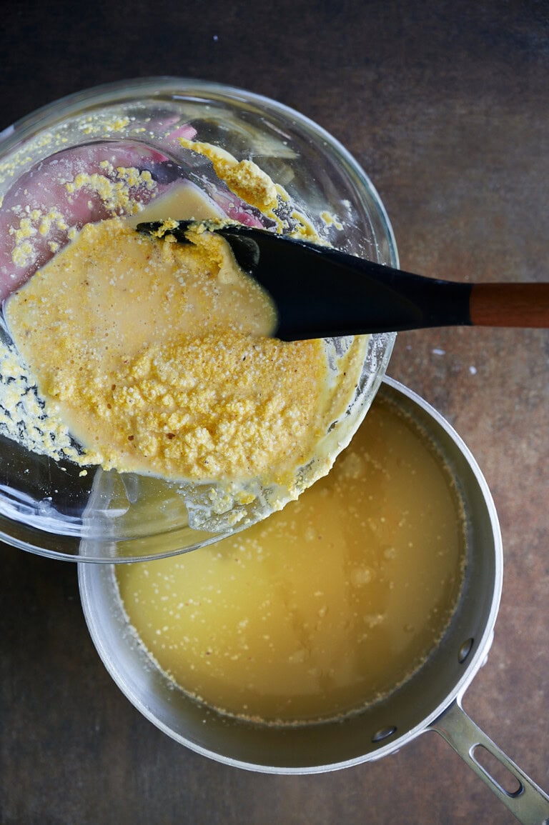 Simple, Creamy Polenta with Parmesan (Overnight Recipe) | Josie + Nina