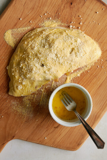 Extra Cheese Italian Beef Calzone | Josie + Nina