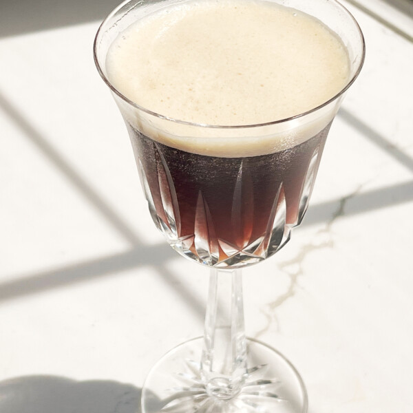 Super Foamy Italian Shakerato Iced Coffee | Josie + Nina