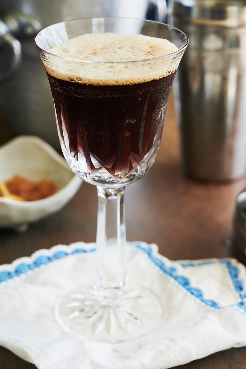 Super Foamy Italian Shakerato Iced Coffee | Josie + Nina