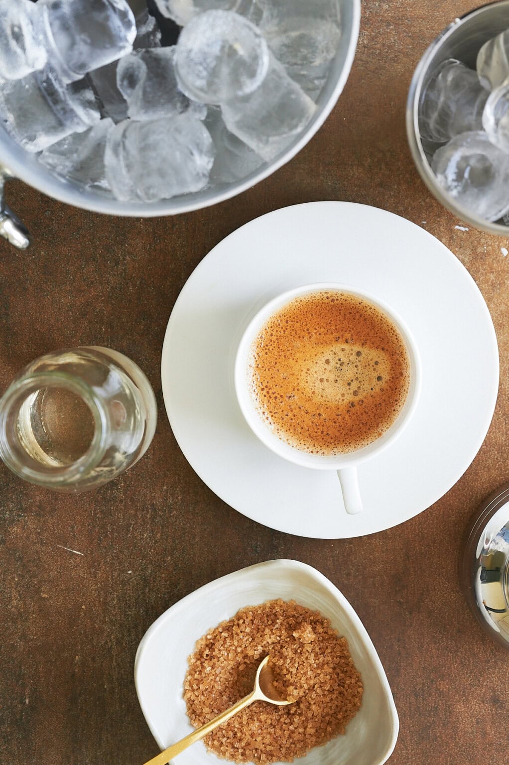 Super Foamy Italian Shakerato Iced Coffee | Josie + Nina