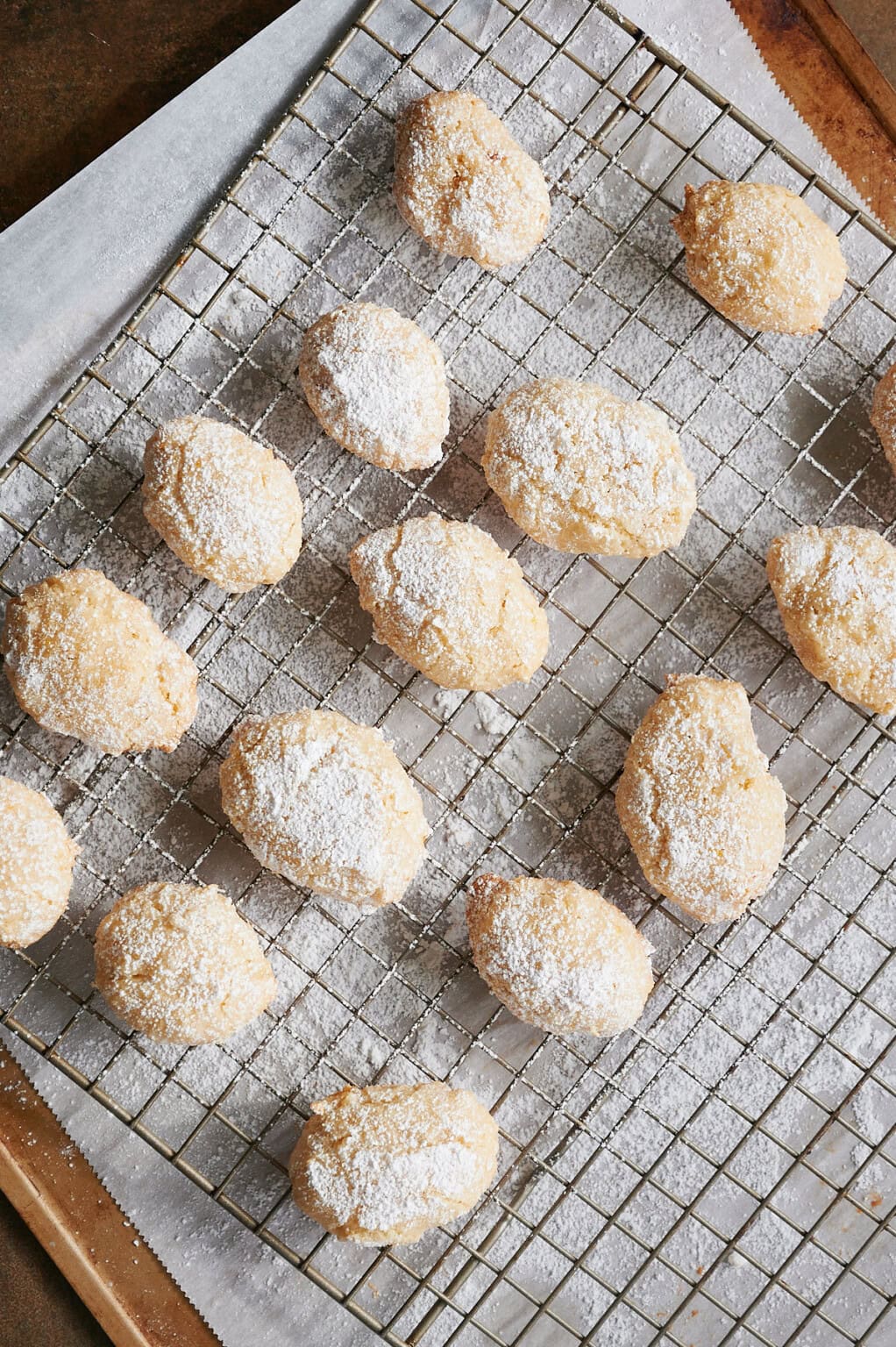 Chewy Italian Almond Cookies (Ricciarelli) | Josie + Nina