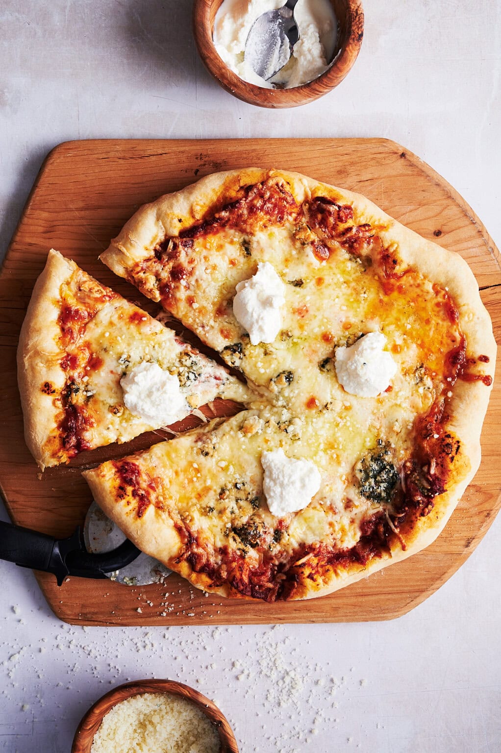 Ultimate 7 Cheese Pizza Pie | Josie + Nina