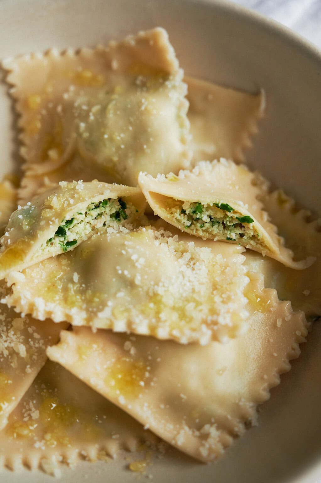 Tender Chicken Ravioli Filling with Fresh Rosemary (no ricotta) | Josie ...