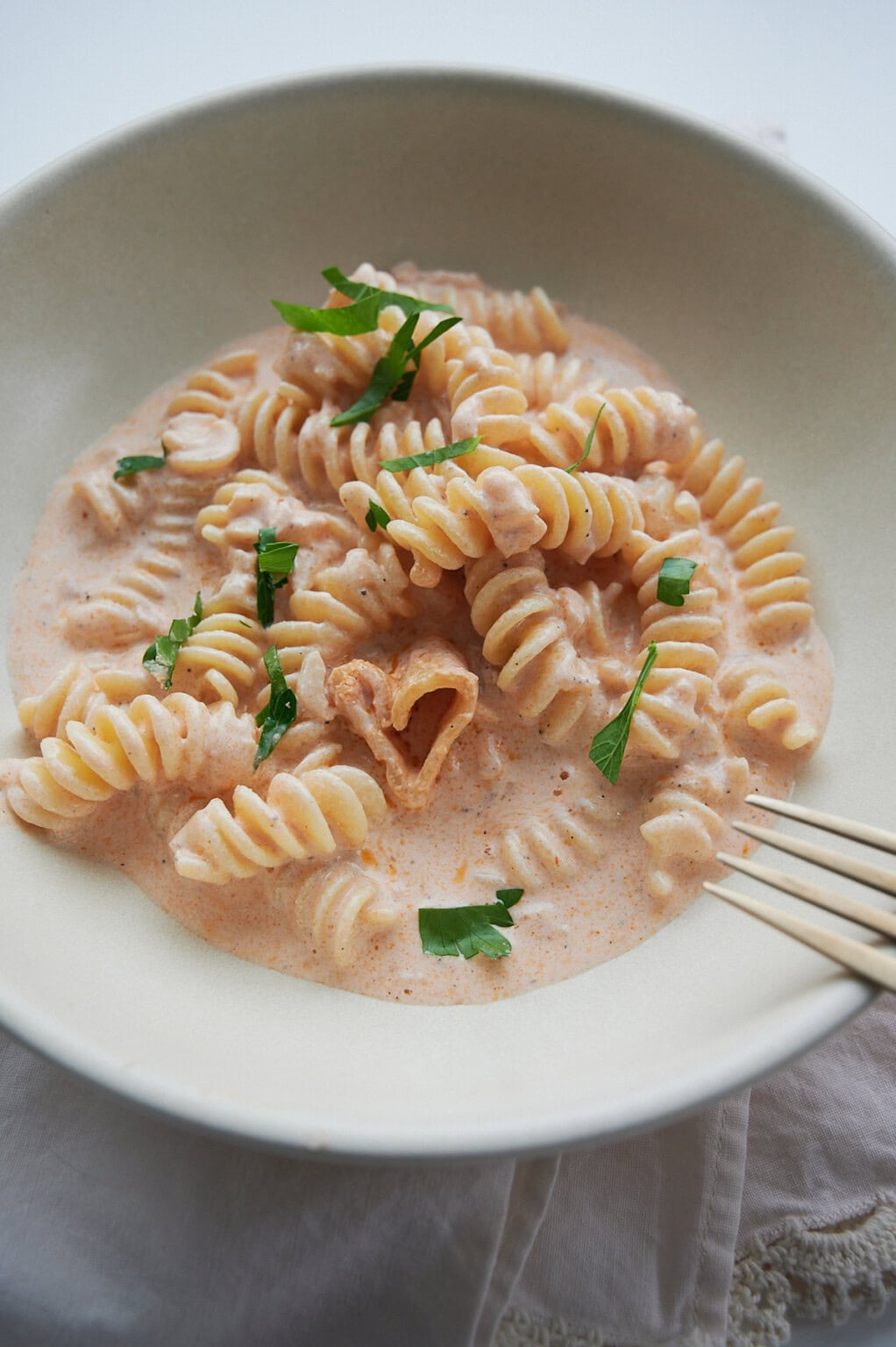 Quick and Easy Pink Pasta Sauce | Josie + Nina