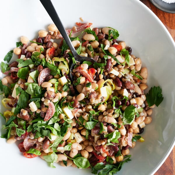 Italian Dense Bean Salad Deli-Style | Josie + Nina